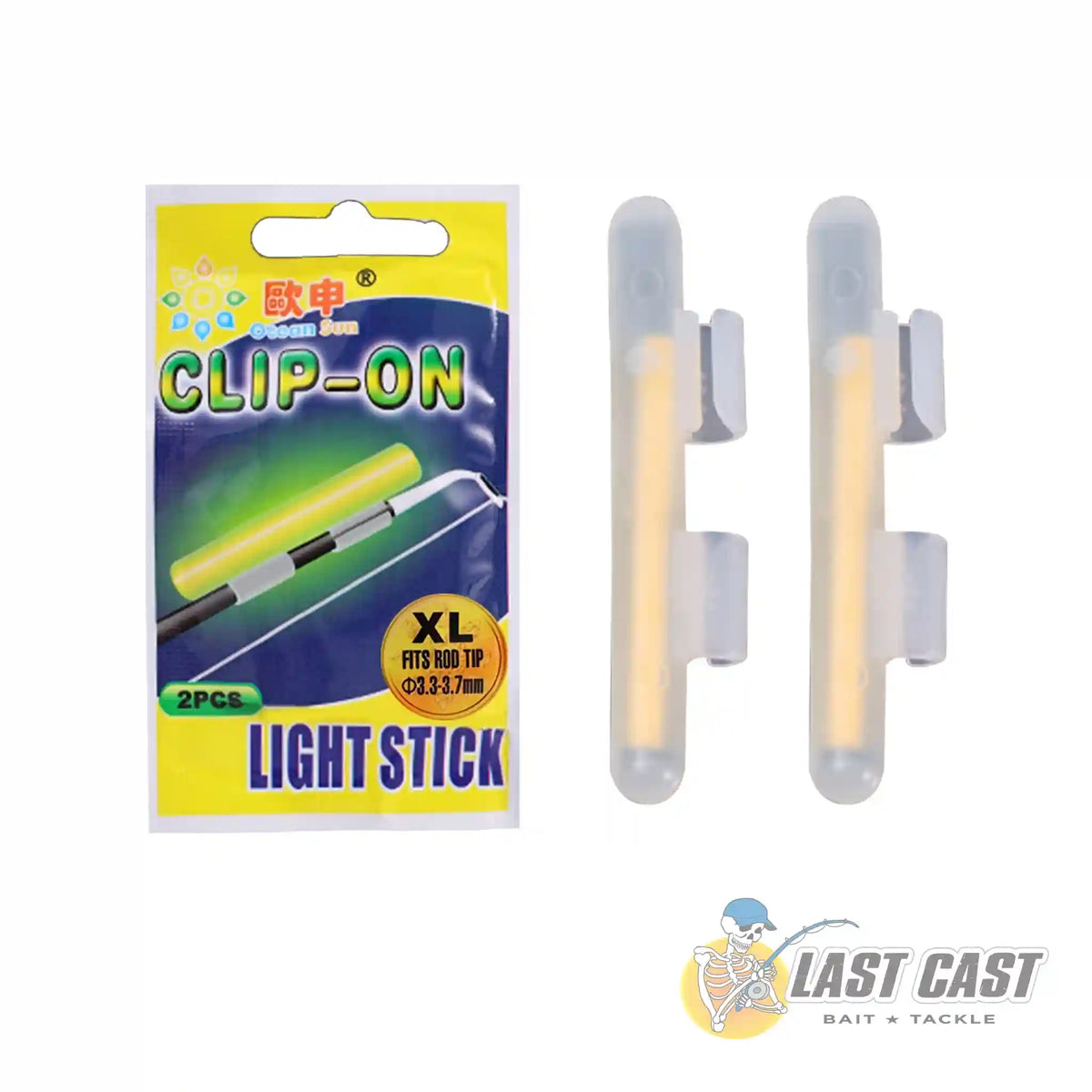 ADDICTION OUTDOORS - CLIP ON GLOW STICKS 2PCE PACKET — Last Cast Bait ...