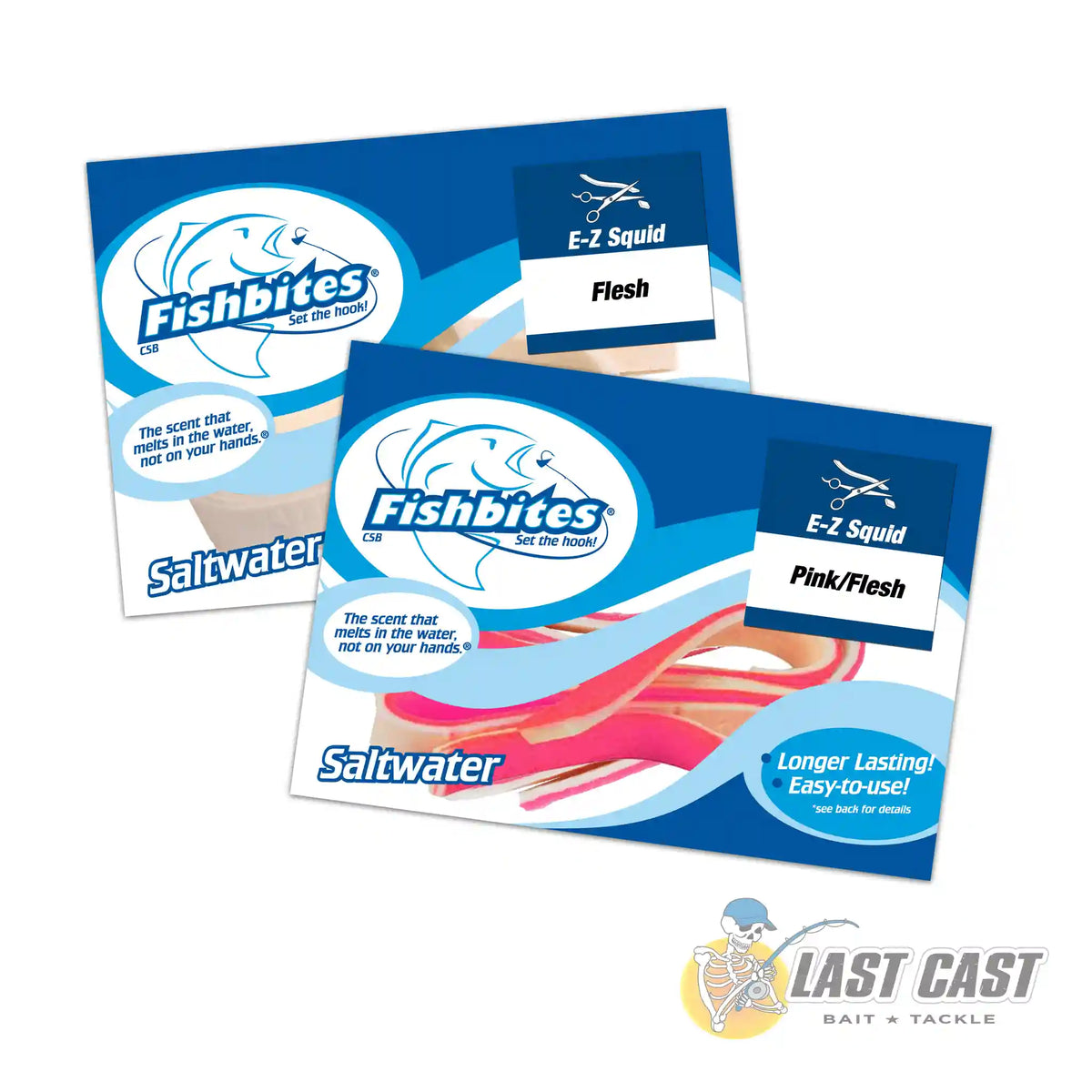 FISHBITES - E-Z SQUID LONGER LASTING ARTIFICIAL BAIT — Last Cast Bait ...