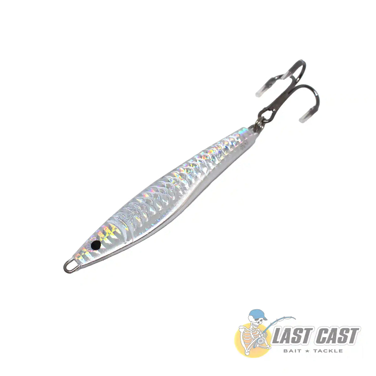 JIGGLE LURE BLUE BAIT KAHAWAI JIG SPINNER LURE SILVER — Last Cast Bait ...