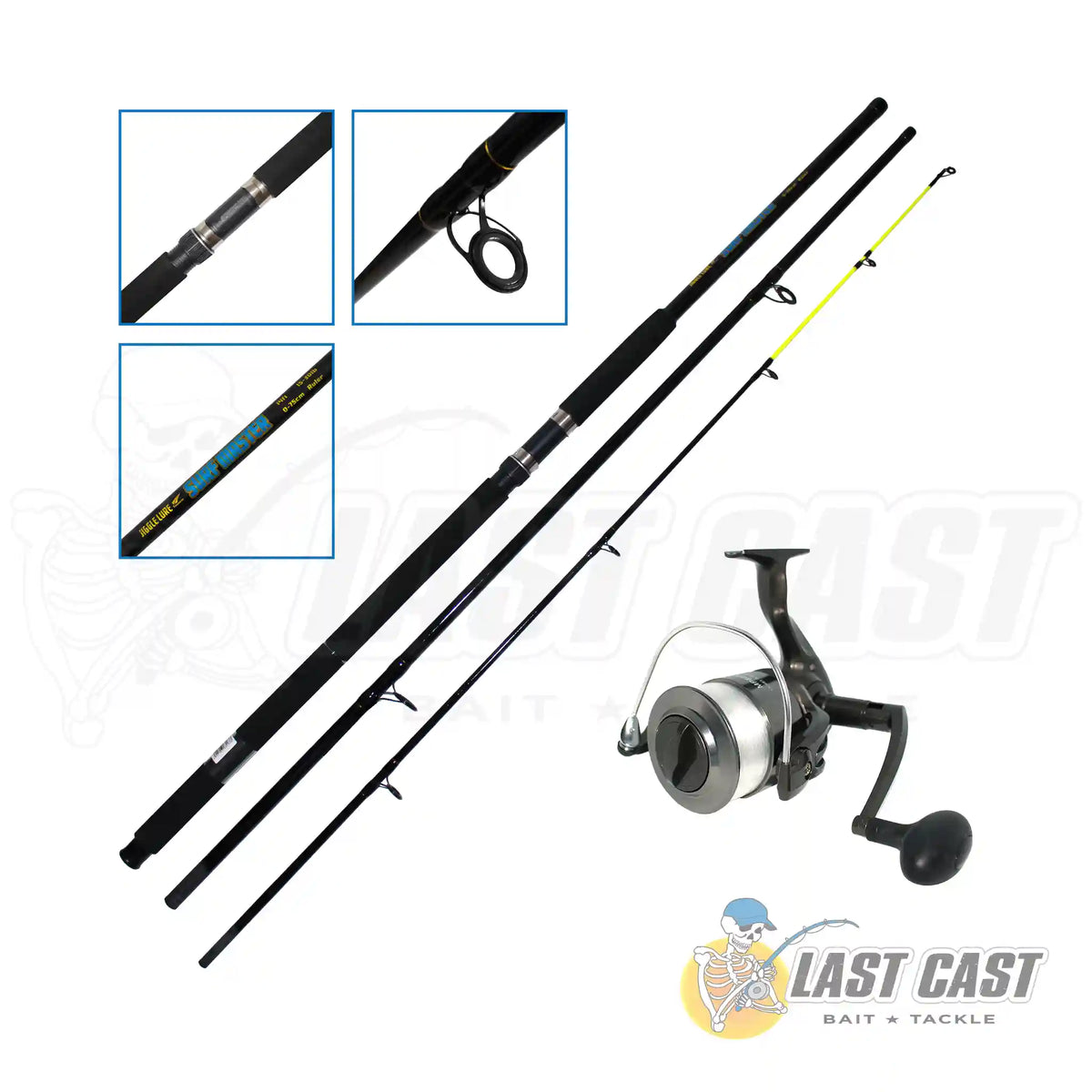 JIGGLE LURE - SURF MASTER ROD COMBO 14FT 3 PIECE 15-30LB WITH 75CM RUL ...