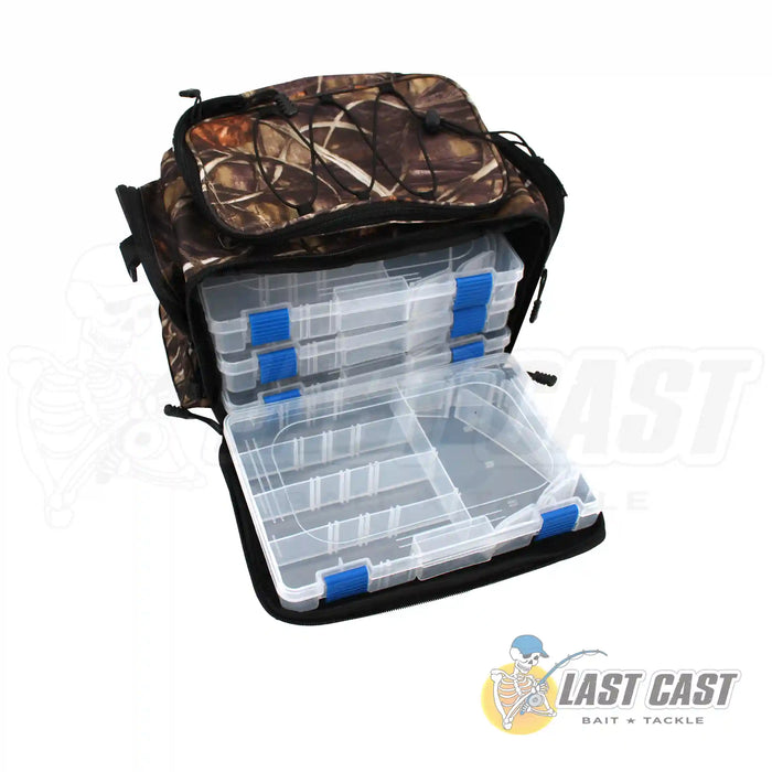 JIGGLE LURE - TACKLE BAG BACKPACK WITH 4 TACKLE BOXES — Last Cast Bait ...
