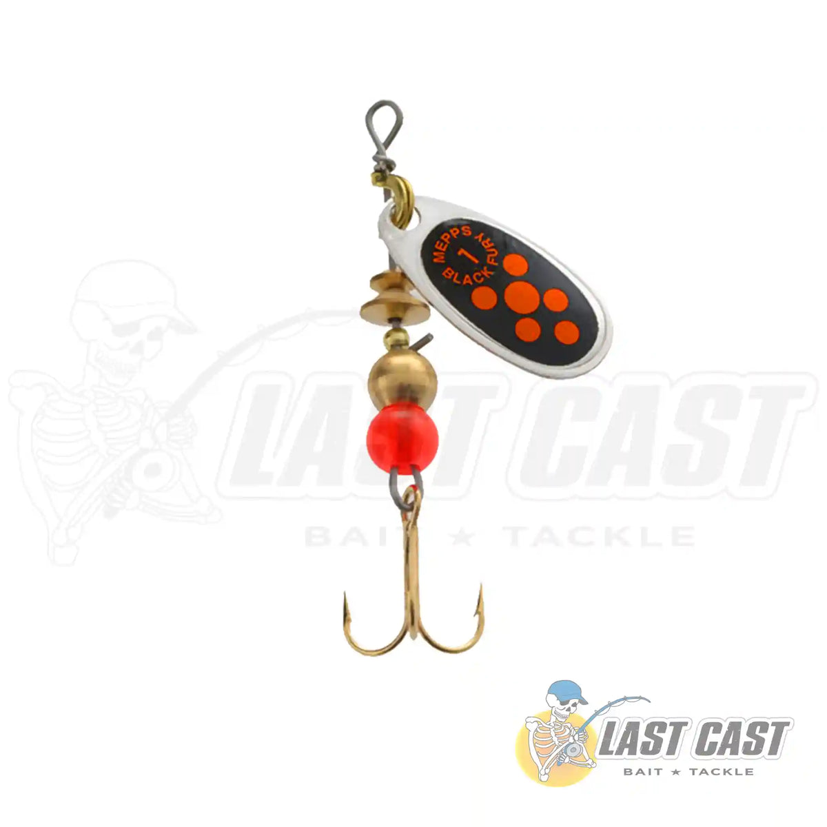 MEPPS - BLACK FURY SILVER BLADE TREBLE SPINNER LURE — Last Cast Bait ...