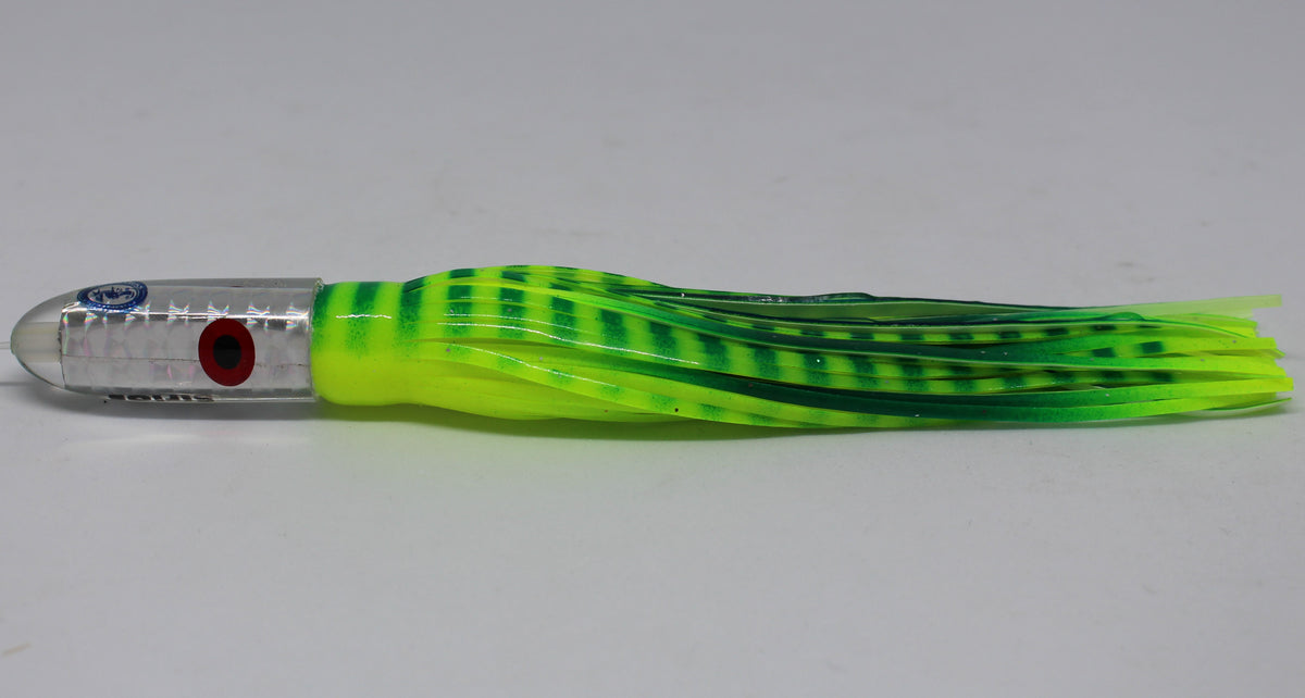 FRONTEIRA - SIRIUS SOFT BULLET HEAD - 8 INCH TUNA LURE - GREEN STRIPY ...