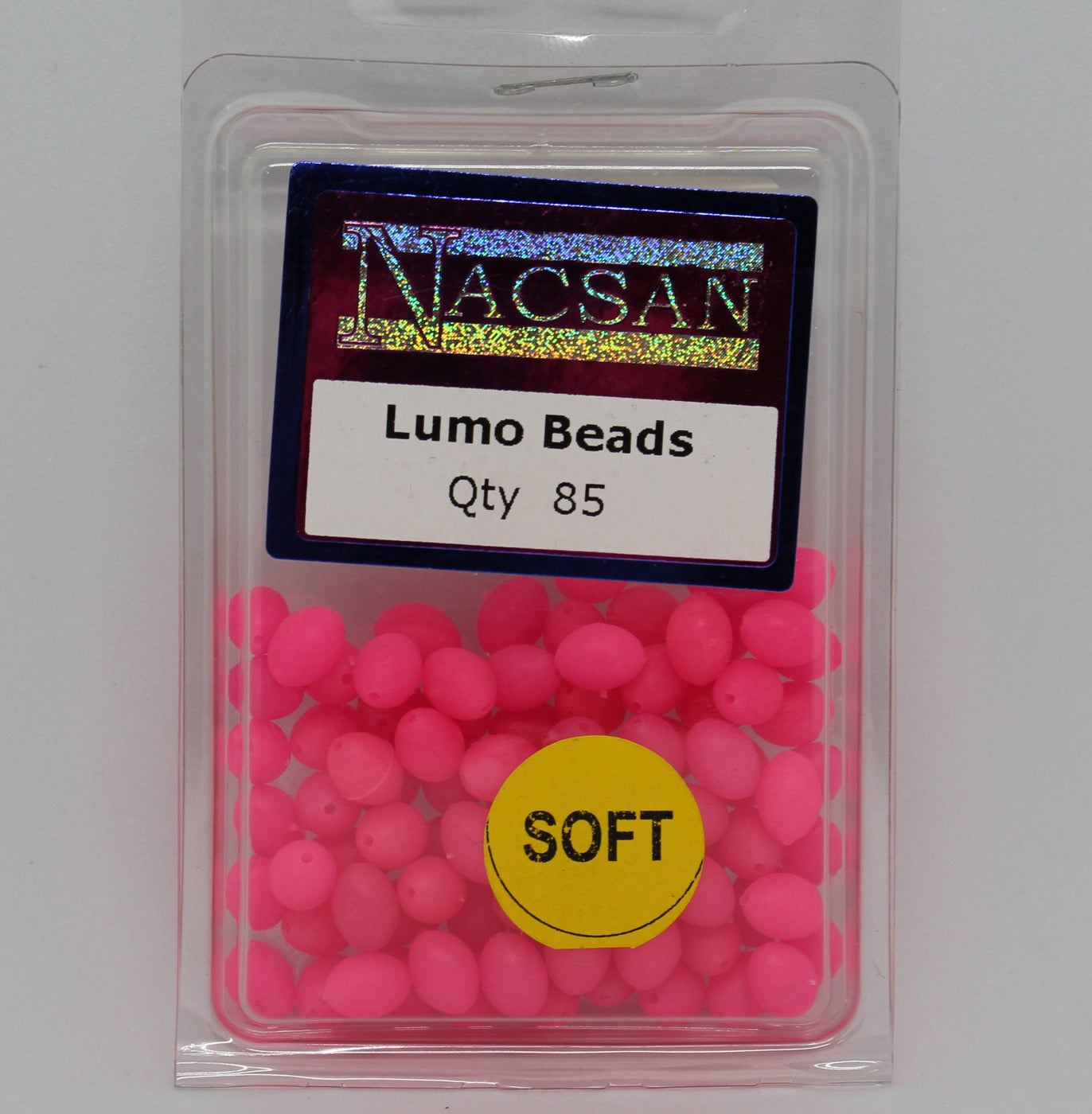 NACSAN - SOFT LUMO BEADS PINK — Last Cast Bait and Tackle